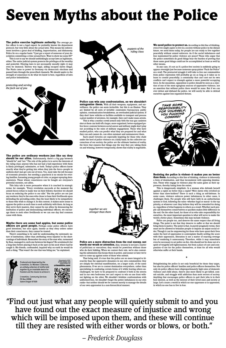 Police Poster – CrimethInc.